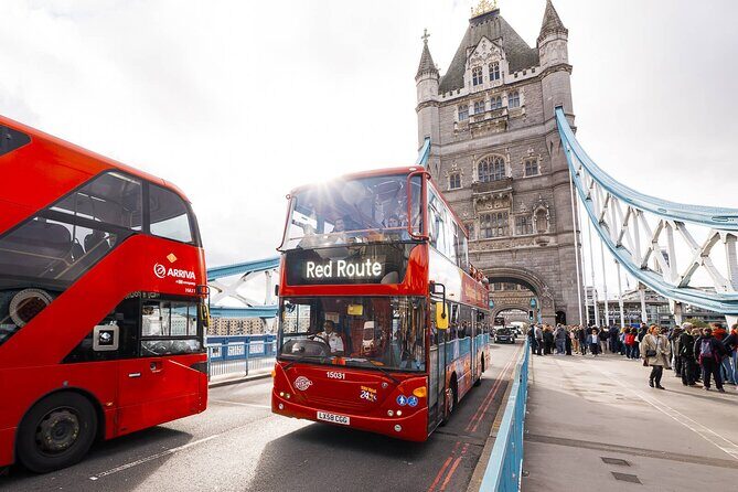 London Tour Hop-on Hop-off Bus with Optional Thames River cruise - Key Points