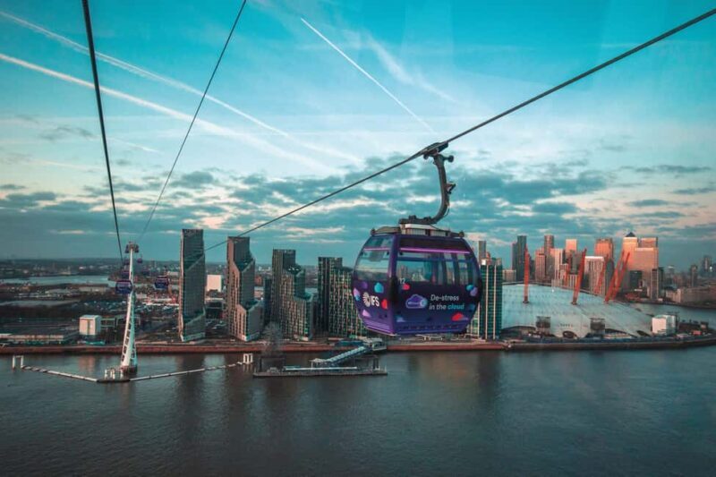 London: Uber Boat Return River Ticket + IFS Cloud Cable Car - Exploring the Thames: A Waterway Adventure
