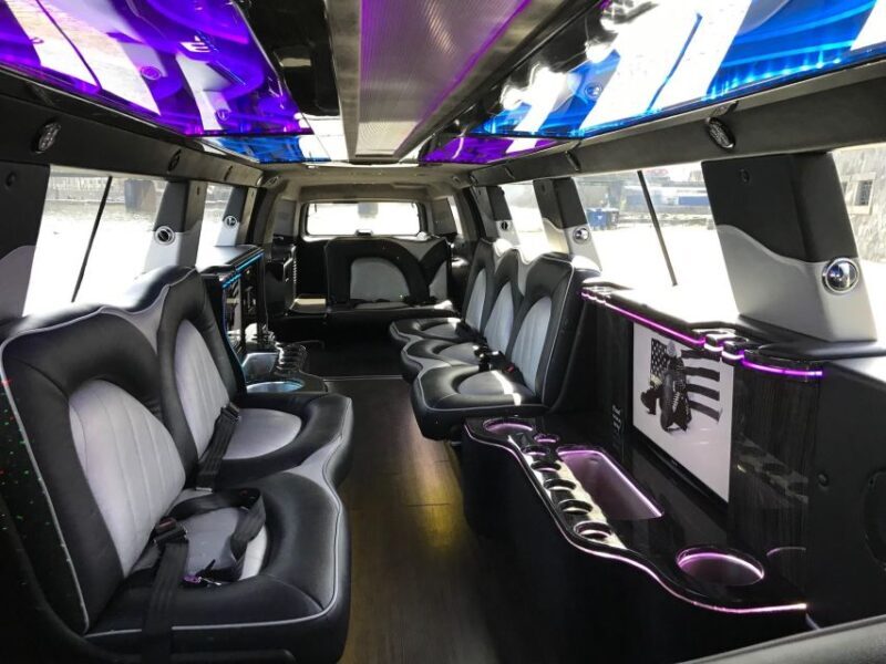 Long Hummer or Cadillac Limousine Party Ride - The Vehicles: Style, Comfort, and Capacity  