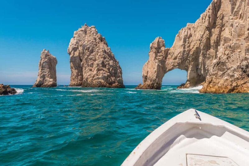 los cabos arch tour & drinks +snorkel tour - Key Points