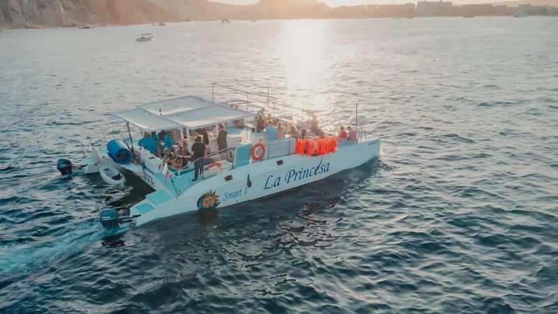 Los Cabos Party Catamaran: Snorkeling, Open Bar & Music Fun - The Experience in Detail