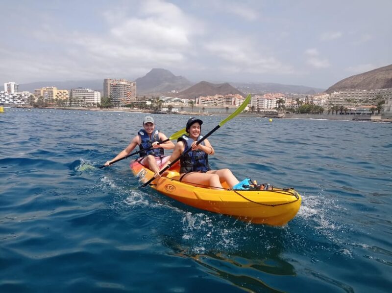 Los Cristianos: Kayak & Snorkel Tour with turtles and photos included - The Sum Up