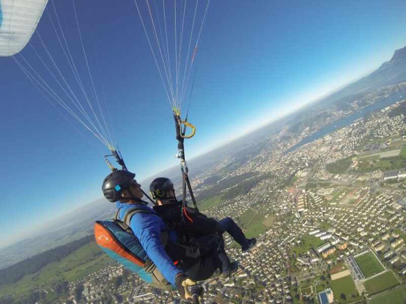 Lucerne: Tandem-Paragliding Flight - The Cost and Value of a Tandem Paragliding Flight