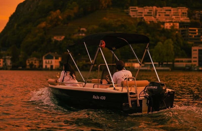 Lugano Lake: 1 hour Boat Rental - Key Points