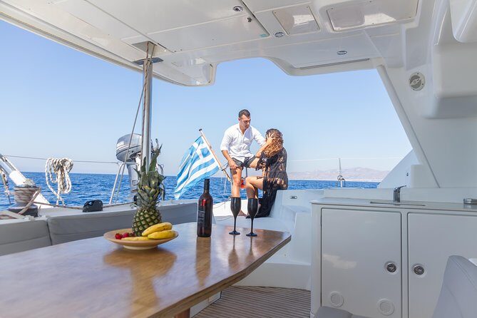 Luxury Catamaran Semi private cruise with meals & drinks and transportation. - The Sum Up