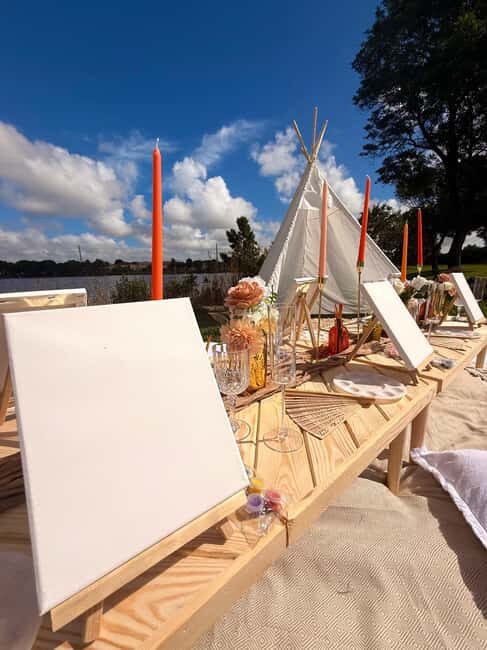 Luxury Outdoor Sip & Paint Experience- Near Miami - What You Can Expect to Do