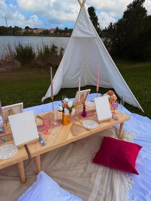 Luxury Outdoor Sip & Paint Experience- Near Miami - The Value of the Experience