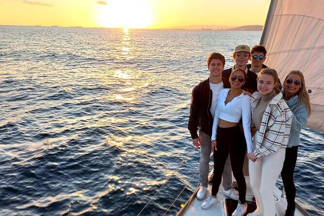 Luxury Private Sunset Cruise in Barcelona  Open Bar Included - Key Points