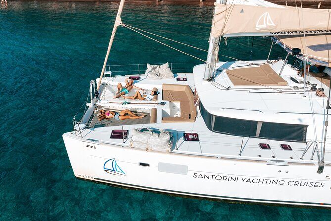 Luxury Santorini Catamaran Cruise: Lunch, BBQ, Drinks, Transfers - Discover the Luxury Santorini Catamaran Cruise: Lunch, BBQ, Drinks, and Transfers