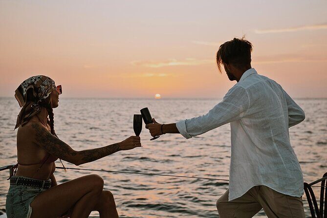 Luxury Santorini Sunset Cruise: Dinner, BBQ, Open Bar, Transfers - The Sum Up