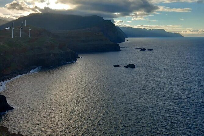 Madeira 4x4 Jeep Tour : Pico Arieiro & Santana Traditional Houses - Guindaste Viewpoint: A Coastal Perspective