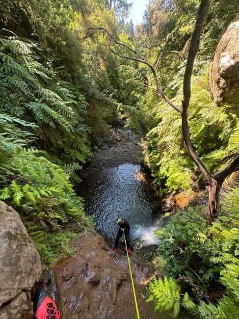 Madeira Short Canyoning For Beginners Rochão Level 1 - Key Points