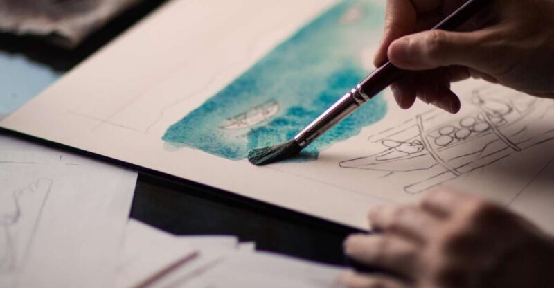 Malaga: Drawing & Painting Lesson Outdoors - An Artistic Spin on Exploring Malaga