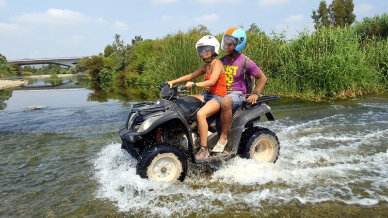 Málaga: Off-Road 2-Seater Quad Tour through Land and River - Key Points