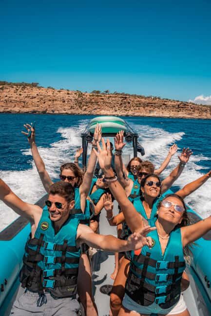 Mallorca: 2h speedboat tour, visit caves, cliffs and snorkel - Key Points