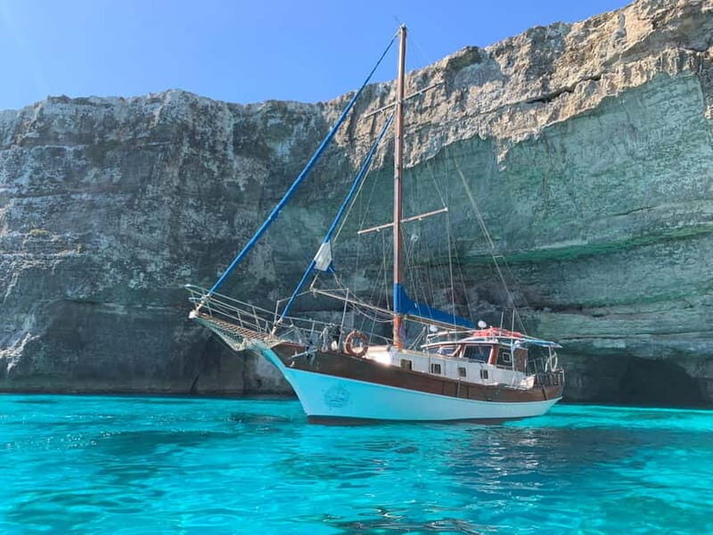 Malta: 3 Bay Cruise to Selmun Bay, Blue Lagoon and Gozo - An Authentic Maltese Sailing Adventure
