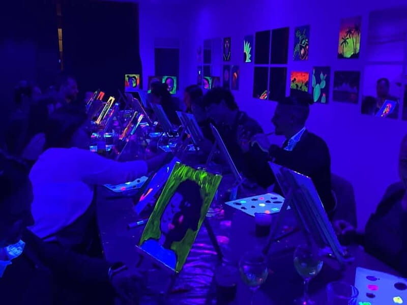 Malta: Glow-in-the-Dark Drink & Paint Experience - Making New Connections and Private Options