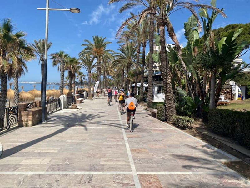 Marbella: Exclusive private premium bike tour to Puerto Banus - The Milla de Oro and Beach Breaks