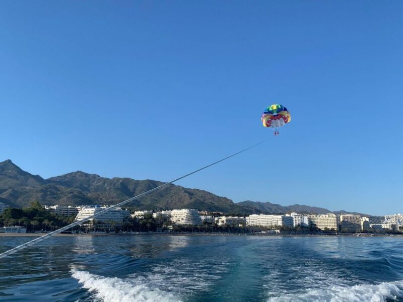 Marbella from the heights: Parasailing - What to Expect from the Marbella Parasailing Experience