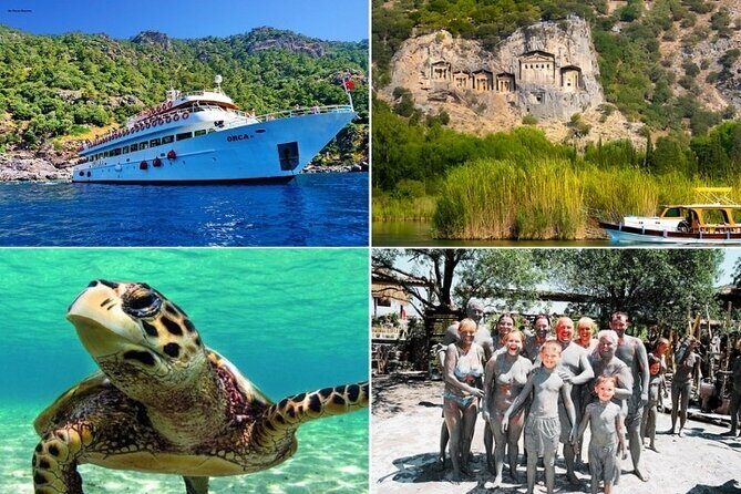 Marmaris Dalyan Turtle Beach Tour : Lunch&Mud Baths&King Tombs - Key Points