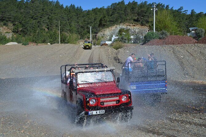 Marmaris Jeep Safari, Waterfall, Jesus Beach and Water fight - Key Points