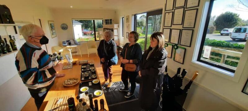 Martinborough Wine and Food Tour with Lunch from Wellington - Olive Oil and Craft Beer at Blue Earth Estate