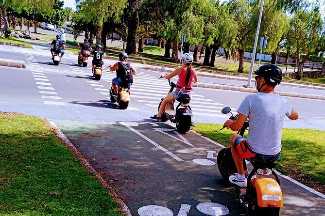 Maspalomas - Meloneras : e-Scooter 2 seat Sunset Guided Tour - Key Points