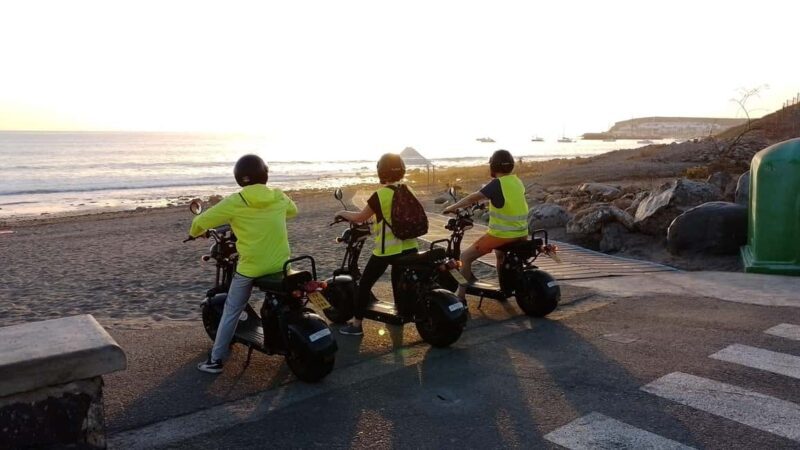 Maspalomas - Meloneras : e-Scooter 2 seat Sunset Guided Tour - Key Points