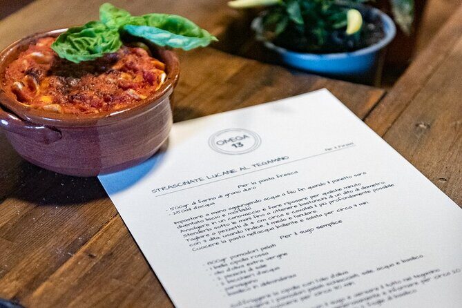 Matera: Pasta Cooking Class Old Farmer Style in a Sassi Cellar - The Practical Side: Logistics, Value, and Considerations