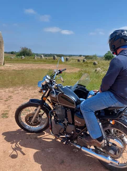 Megalithic & Medieval tour on a sidecar Évora - The Megalithic Heritage: A Primitive Wonder