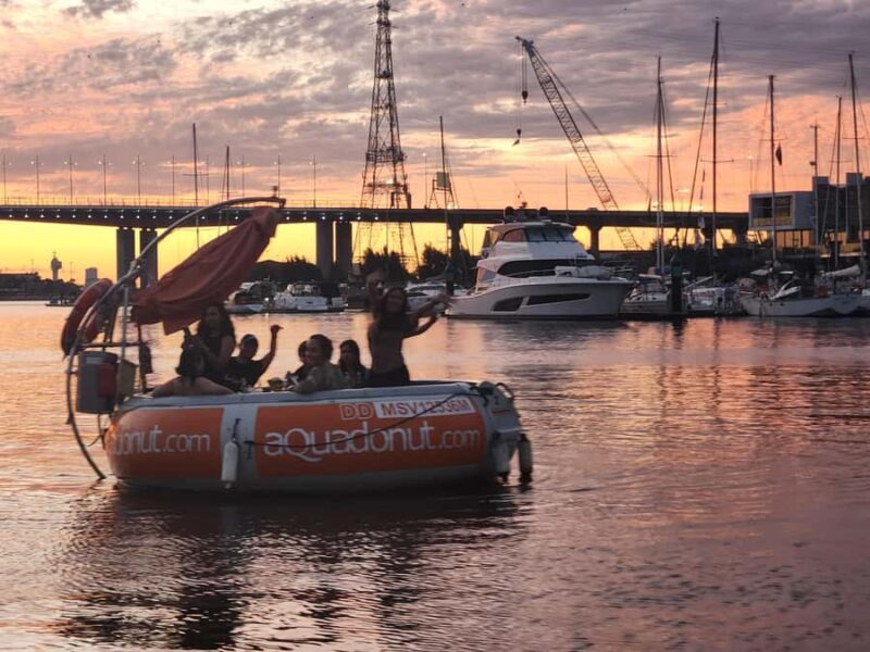Melbourne: Aqua Donut Self-Drive BBQ Boat Rental - Key Points