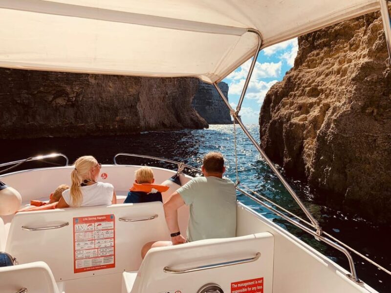 Mellieha: Speedboat Trip Round Comino Caves 2h @ Blue Lagoon - Key Points