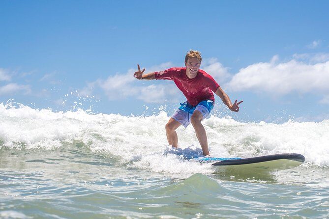 Merrick's Noosa Learn to Surf: 2 Hour group surfing lesson - Key Points