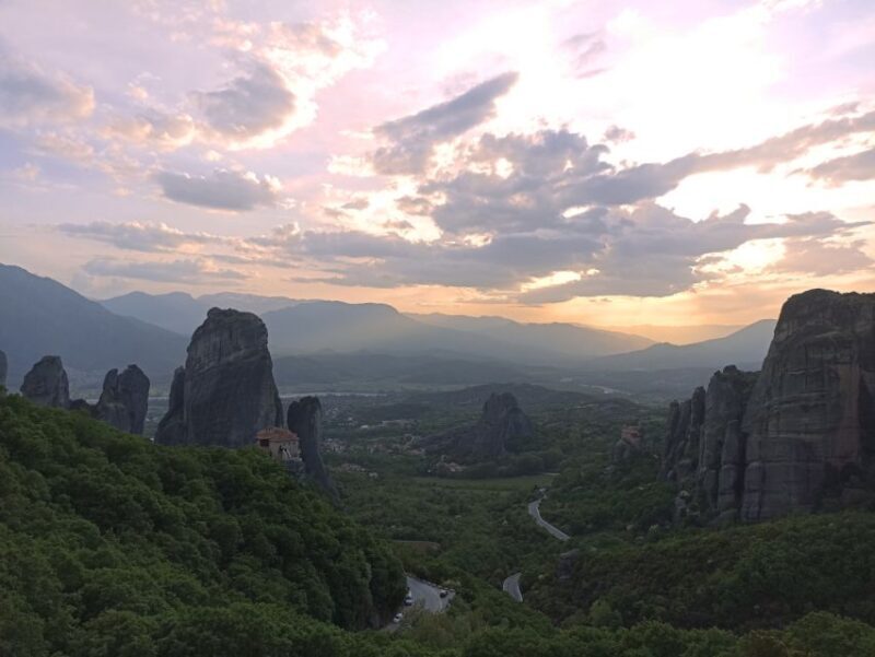 Meteora Sunset with Photos Stops & to the Cave of St. George - Key Points