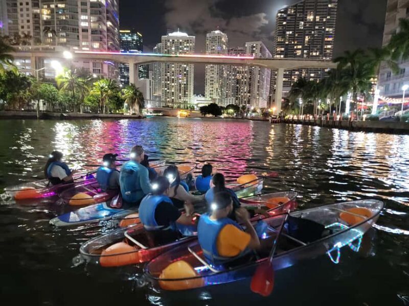 Miami: Guided LED-Lit Kayak Night Tour - FAQ