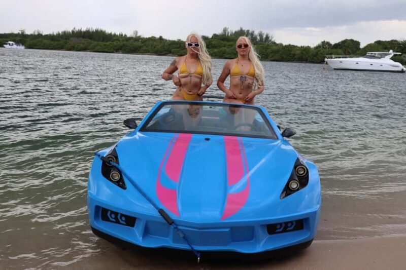 Miami JetCar: 1 Water JetCar Rental | 1h - Key Points