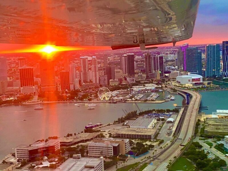 Miami Sunset: Private Luxury Airplane Tour - Key Points