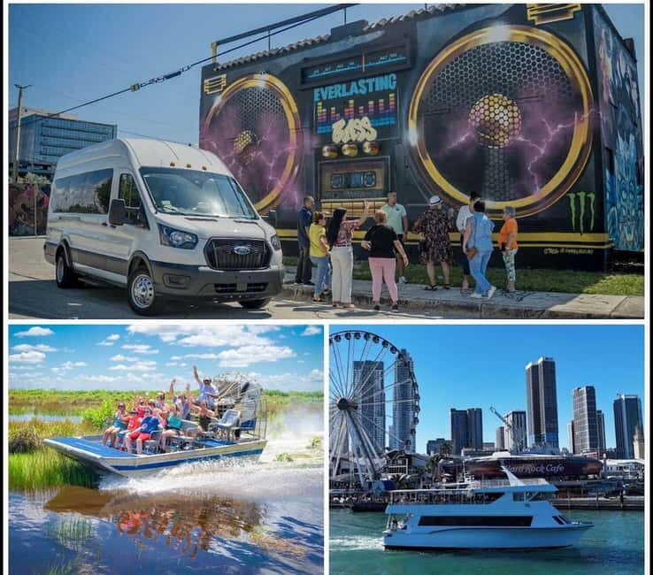 Miami: Triple combo Everglades, City & Cruise tour (2 days) - Key Points