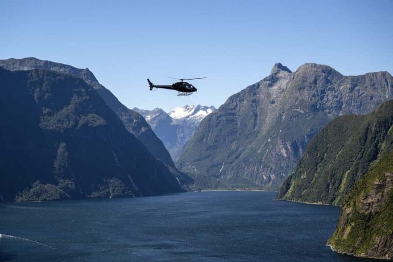 Milford Sound Heli-Cruise-Heli + Earnslaw Burn Landing | 5hr - Key Points