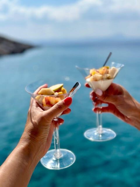 Milos: Kleftiko Morning Catamaran Cruise with Lunch & Drinks - Key Points