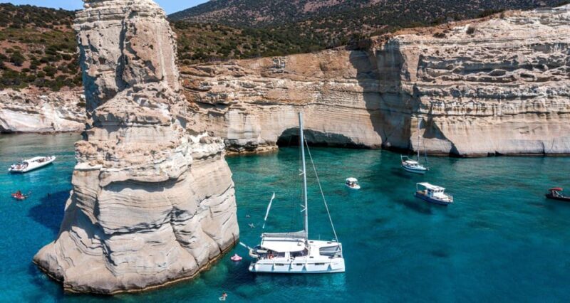 Milos: Kleftiko Sunset Catamaran Cruise with Meal & Drinks - An In-Depth Look at the Milos Catamaran Experience