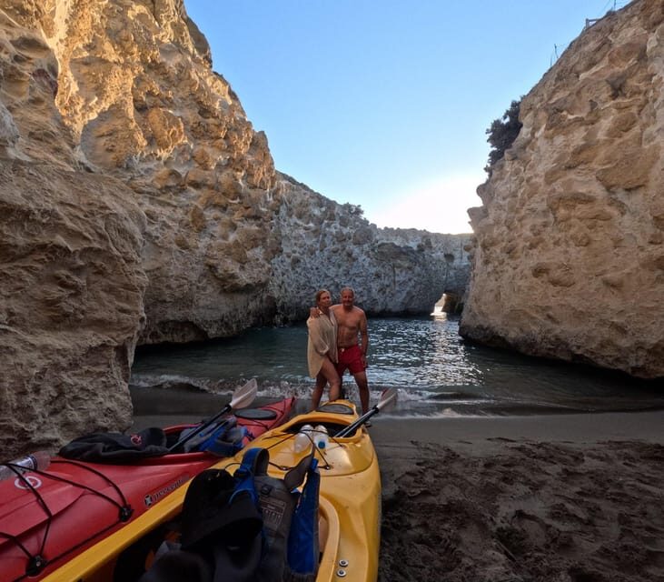 Milos: Romantic Semi Private Sunset Kayaking Tours - The Sum Up