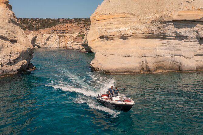 Milos Self Drive Boat No License Required - Navigating the Itinerary