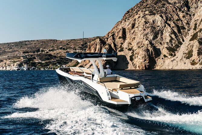 Milos: Small Group Yacht TourKleftiko Sarakiniko Poliegos - Key Points