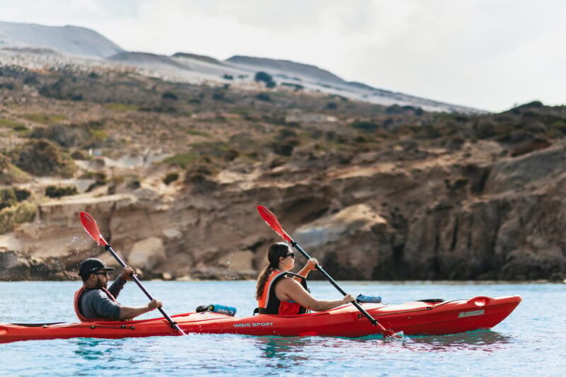 Milos: Tsigrado and Gerakas Beach Kayaking Tour - The Sum Up
