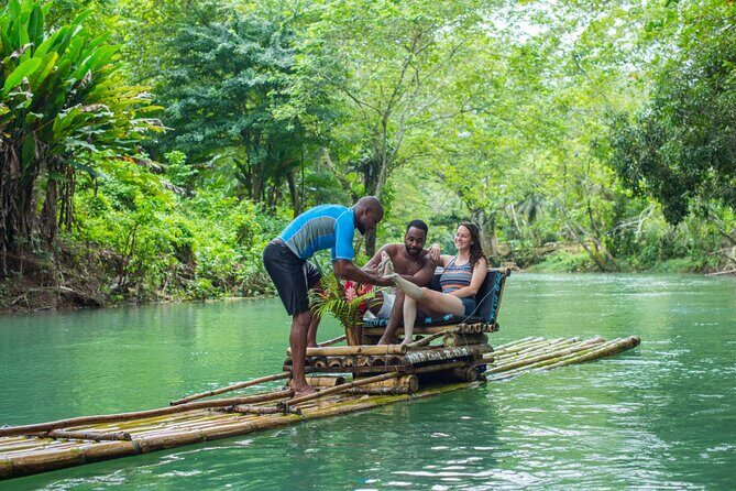 Montego Bay Highlight and Shopping Tour With Bamboo River Rafting - Key Points