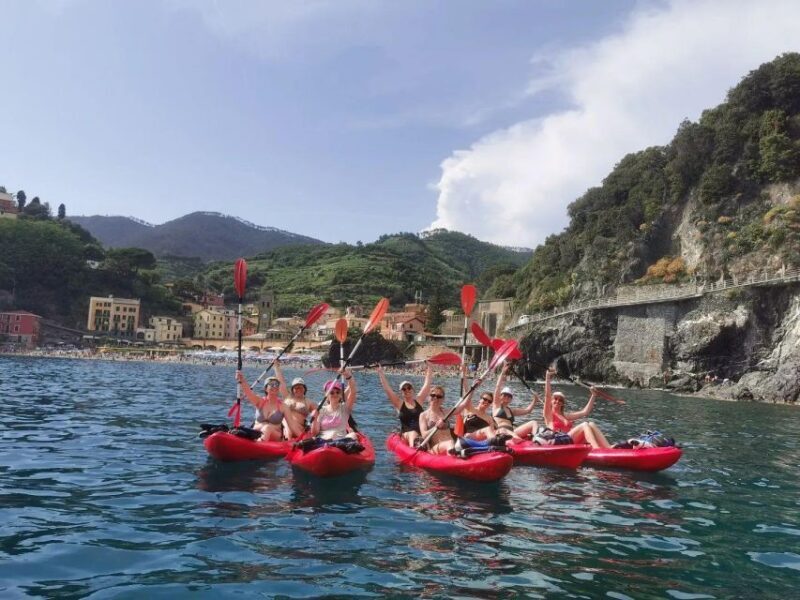 Monterosso al Mare: Monterosso Kayak and Snorkeling Tour - The Itinerary Breakdown  