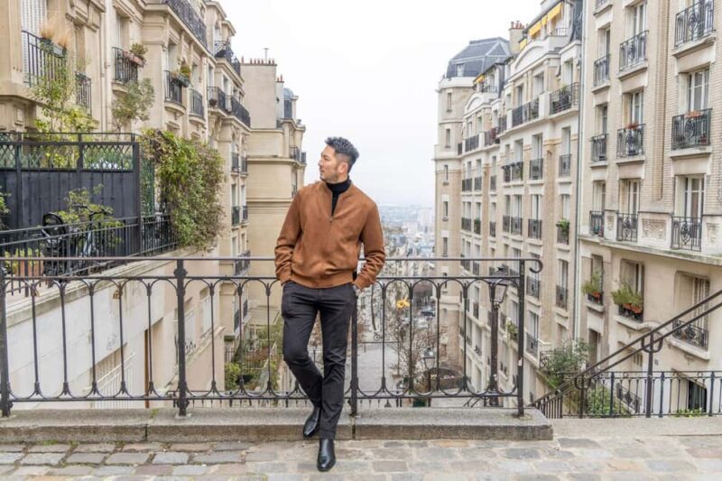 Montmartre Sacre Coeur area photoshoot by Paris photographer - Key Points