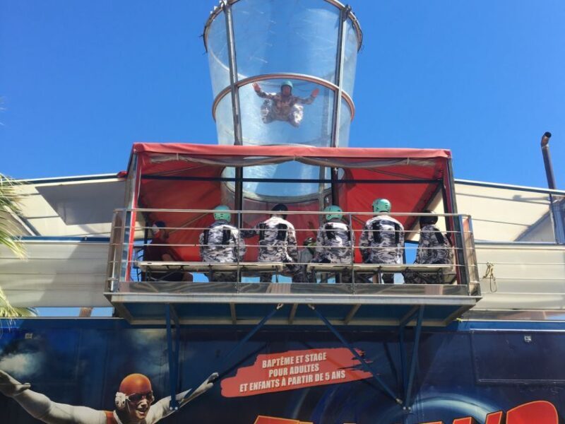 Montpellier: Free fall simulation for an Adult: 2 flights - Key Points