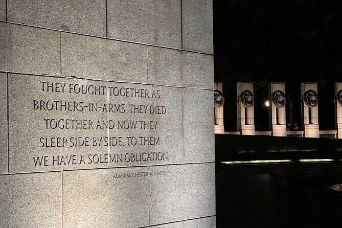 Monumental Moonlight Private Tour of Washington DC - FAQ